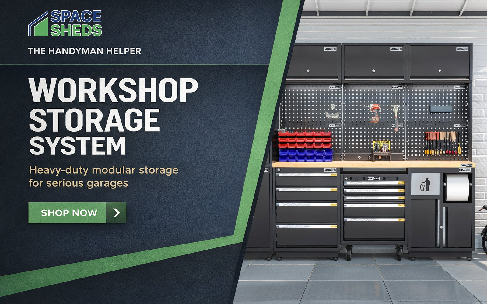 Making Your Workshop Storage Work For You | Space Sheds